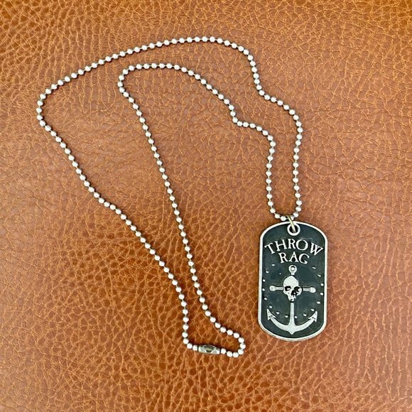 Accessories | Throw Rag Necklace Dog Tag Style | Poshmark